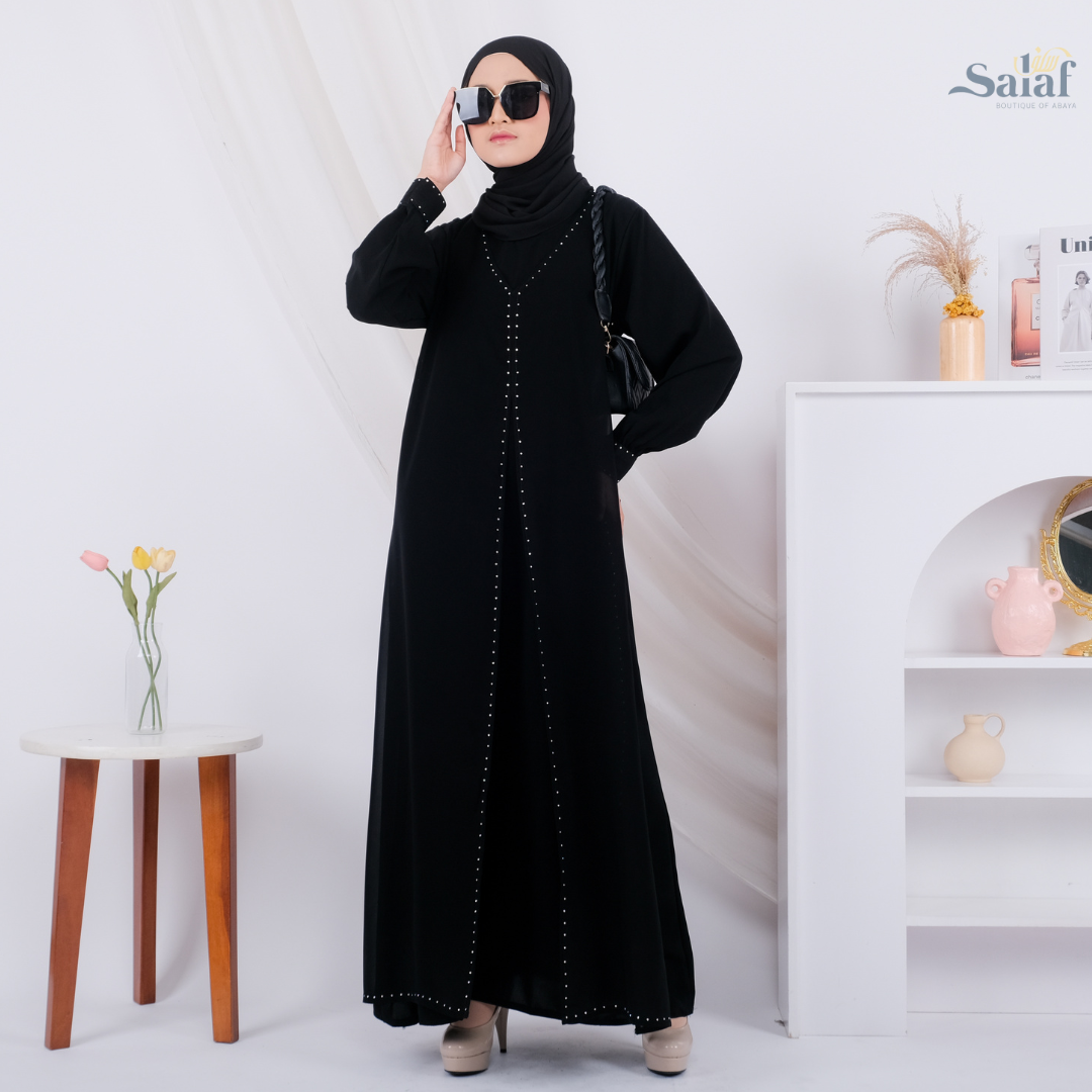 Jual Gamis Hitam Turki | Maxi Dress Muslimah Terbaru | Abaya Turkey ...