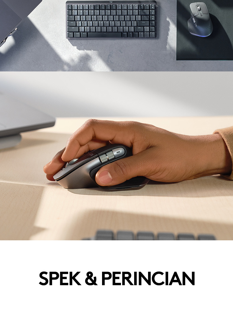 Jual Logitech MX Master 3S Performance Mouse Wireless Bluetooth Quiet ...