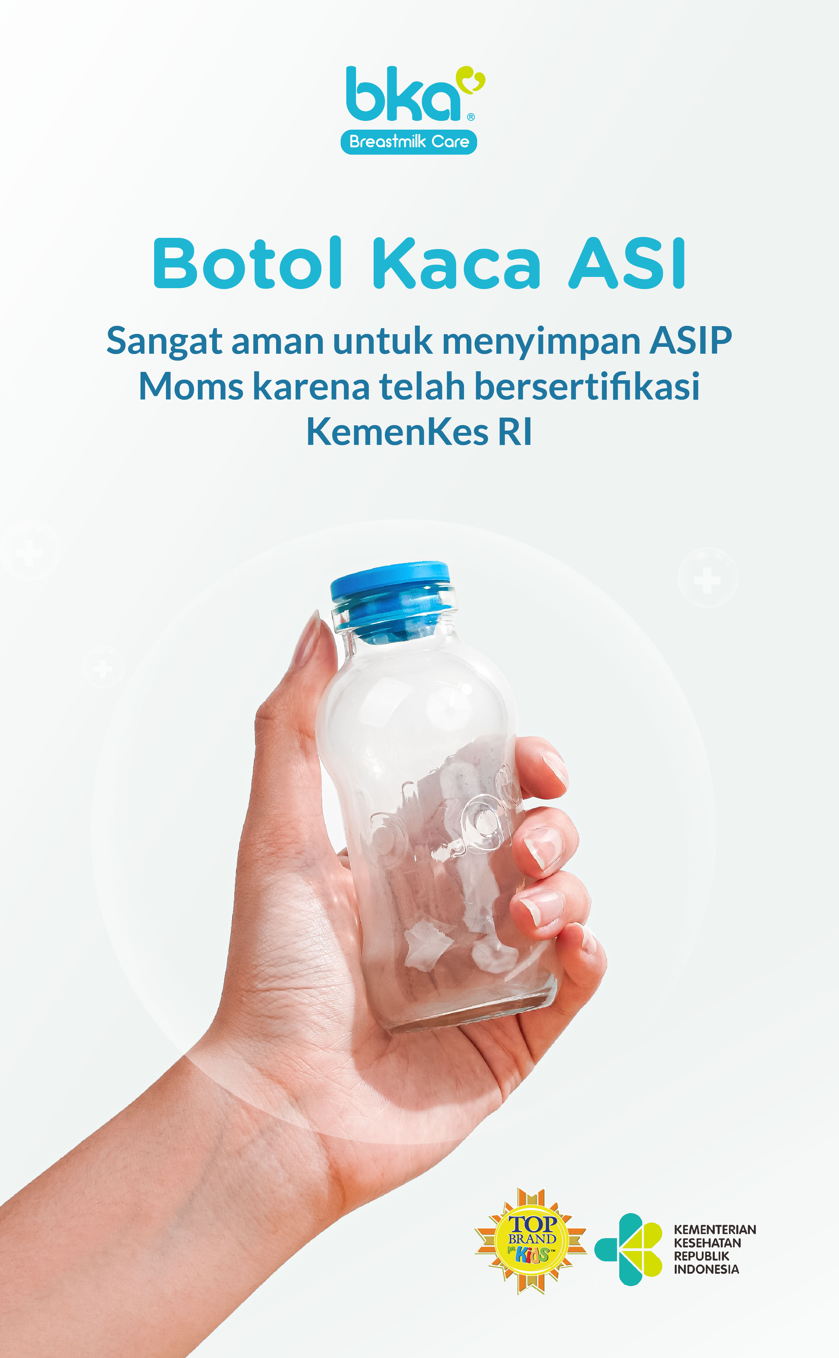 Jual Botol ASI Kaca BKA isi 4 Pcs | Sertifikasi KEMENKES RI | Botol ...