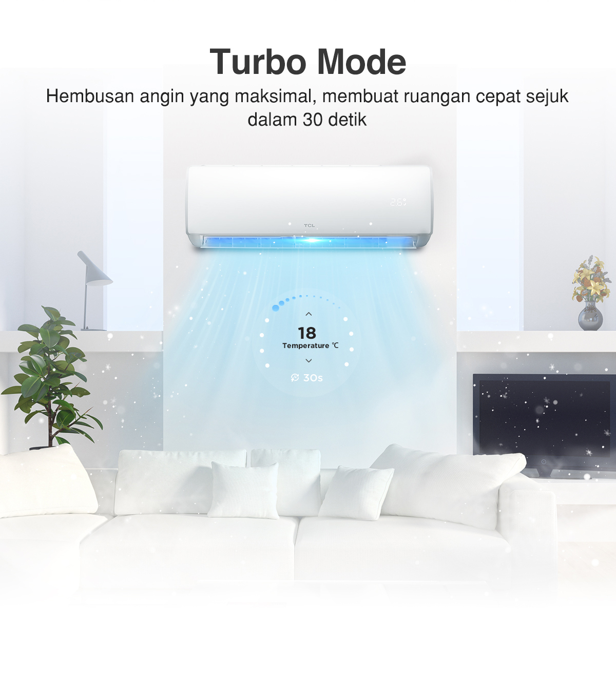 Jual TCL AC TAC 05 CSD/XBS 0.5 PK AC Low Watt [INDOOR + OUTDOOR ONLY] - 1/2 PK Mini Full Set - 1 ...