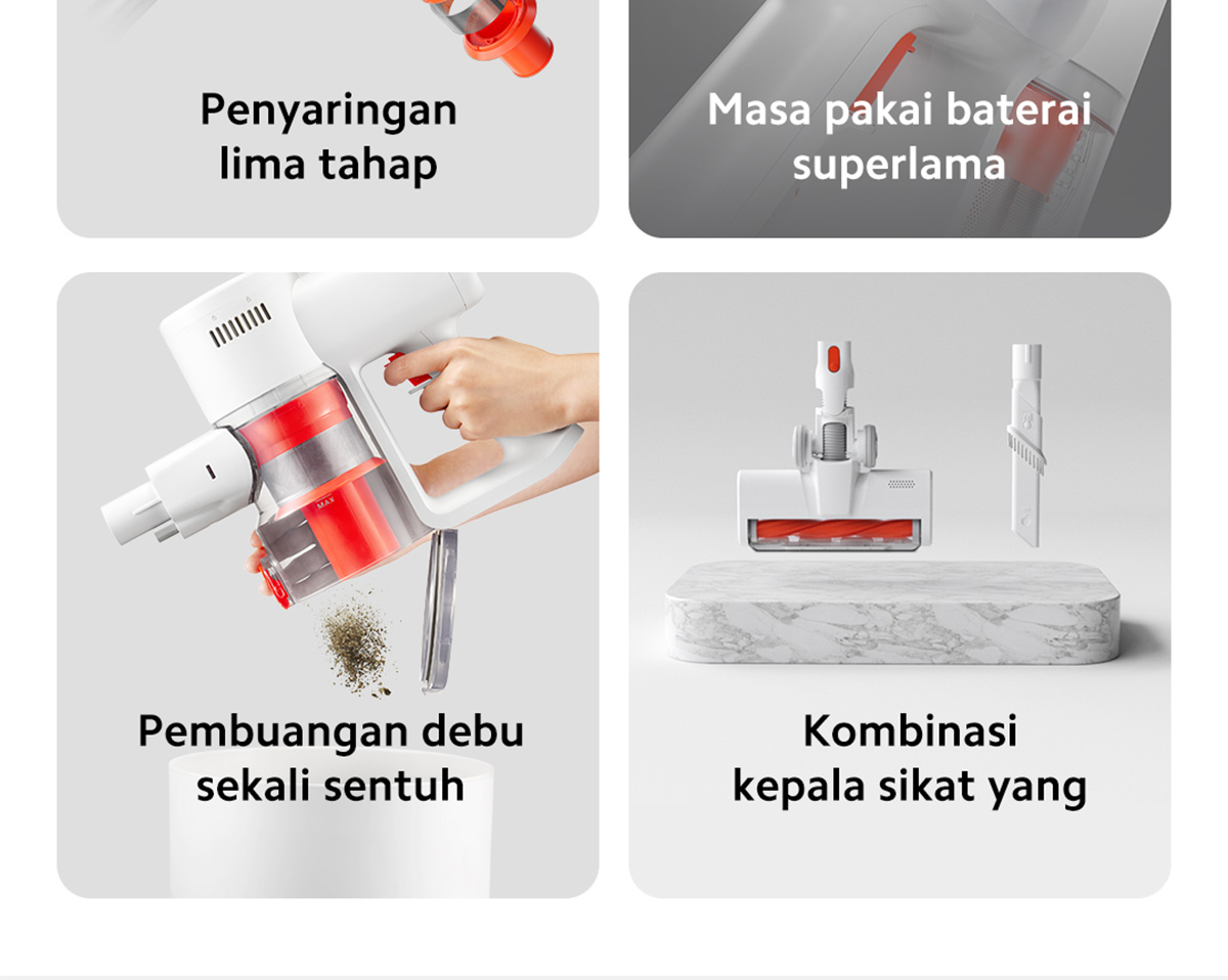 Jual Xiaomi Vacuum Cleaner G20 Lite | Daya Hisap 18.000 Pa ...