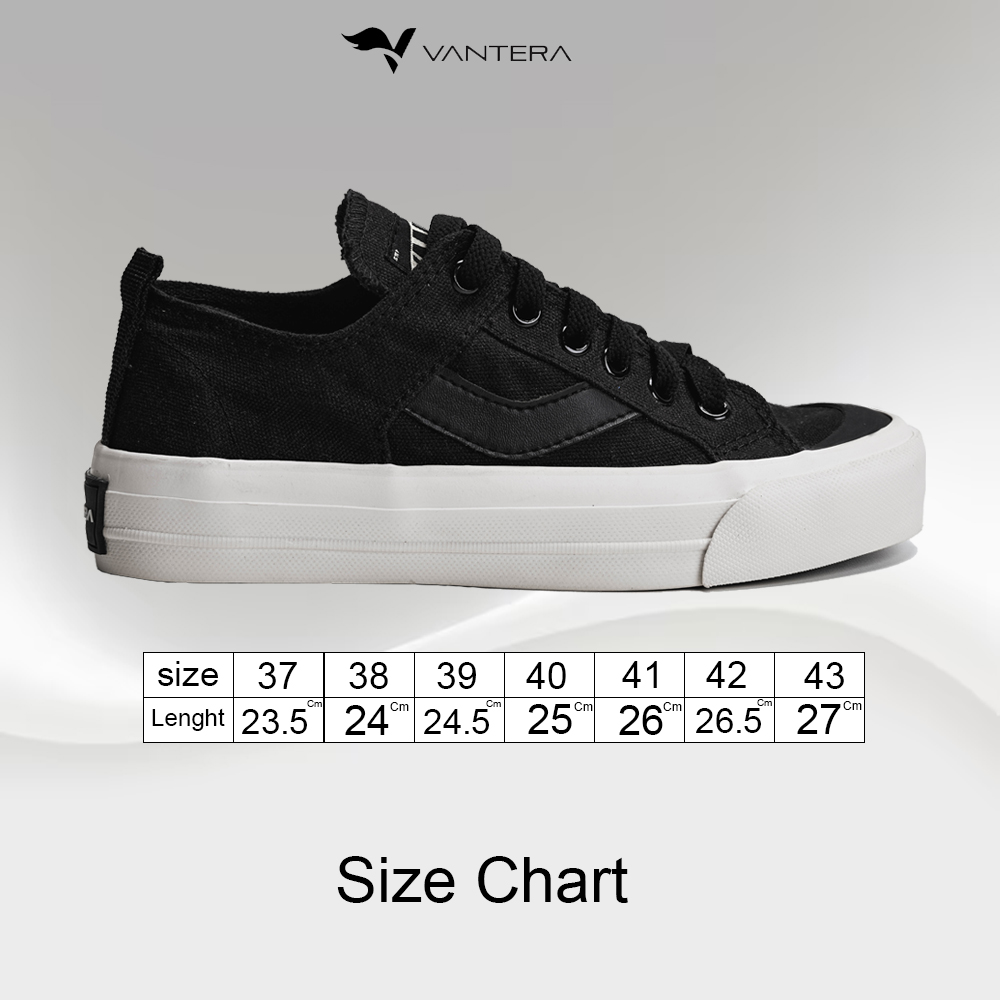 Jual Vantera - Ultimate Low Black | Sepatu | Sneakers | Sepatu Sneakers ...