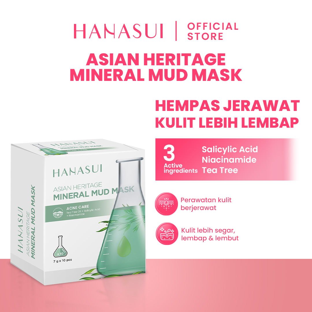 Jual Hanasui Mineral Mud Mask - Box | Shopee Indonesia