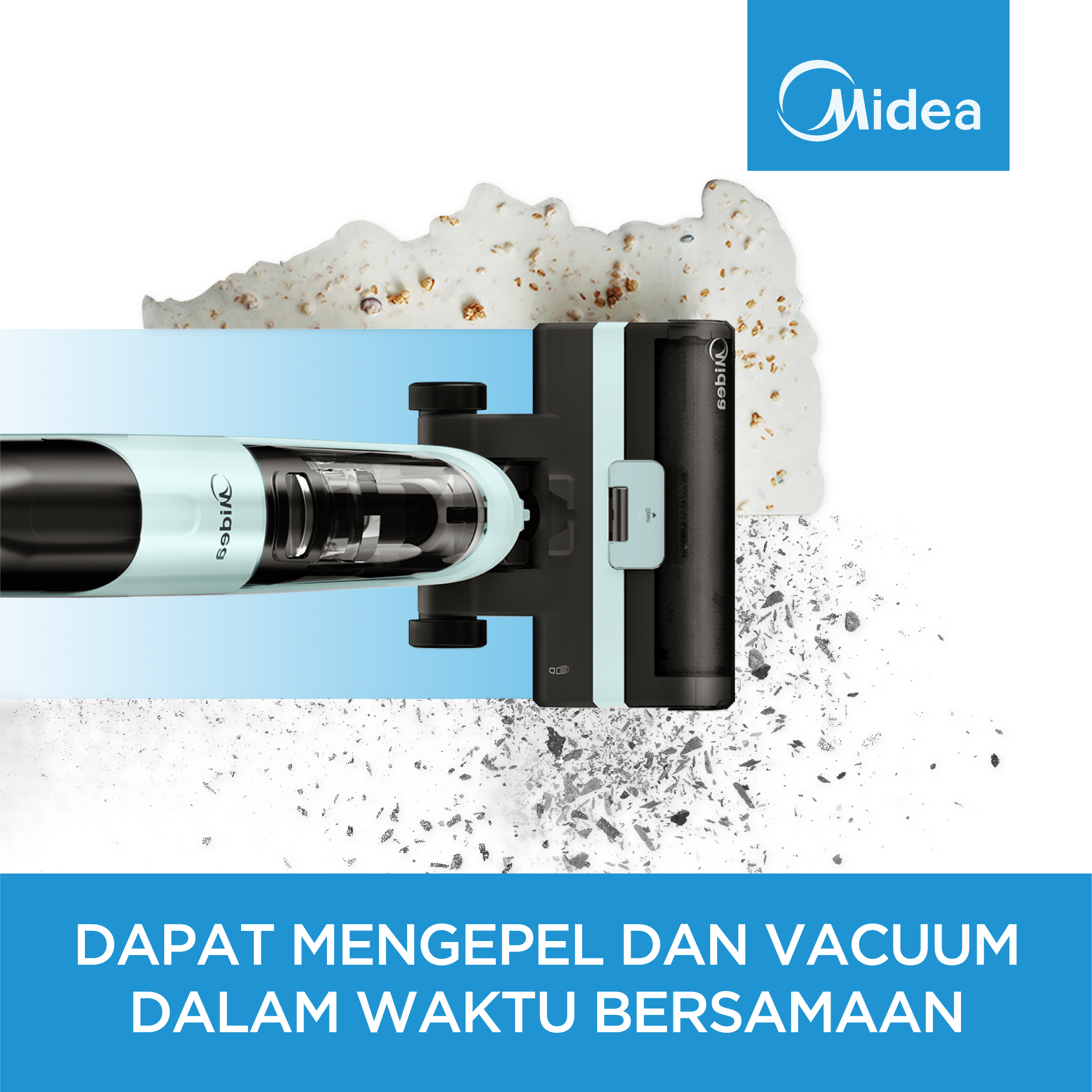 Jual Midea Vacuum Stick Cordless MWD-X6/X8/X10/GX5Pro | Wet & Dry Floor ...
