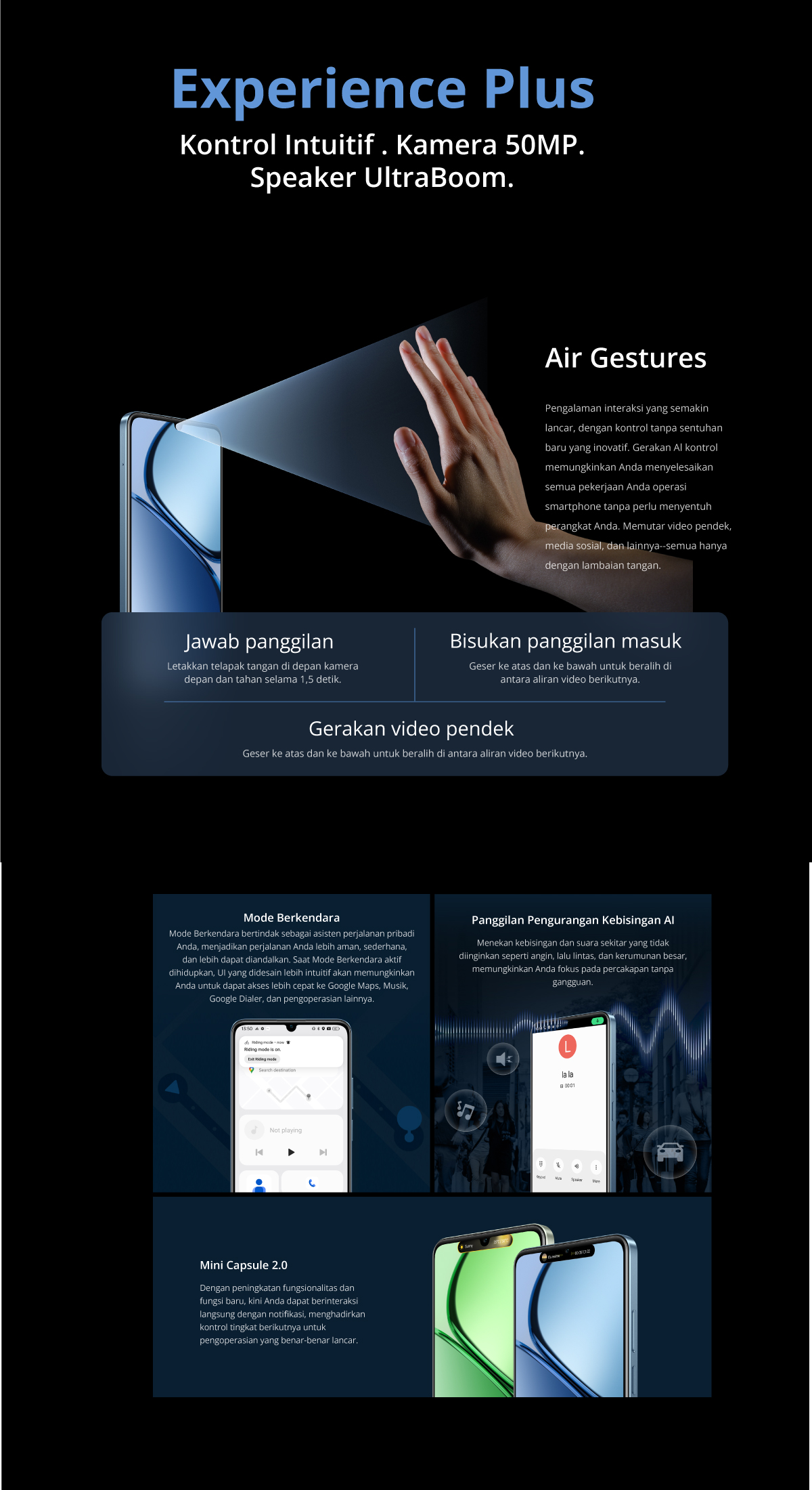 Jual realme C63 6GB+6GB*|128GB (45W Fast Charge | Air Gestures Control | TÜV Certification | 7 ...