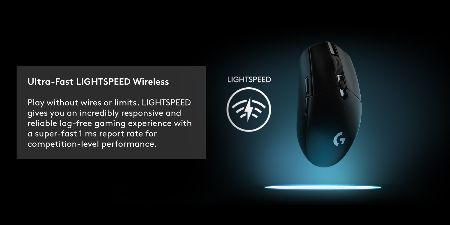 Jual Logitech G305 Lightspeed Mouse Gaming Wireless Sensor 12K DPI ...