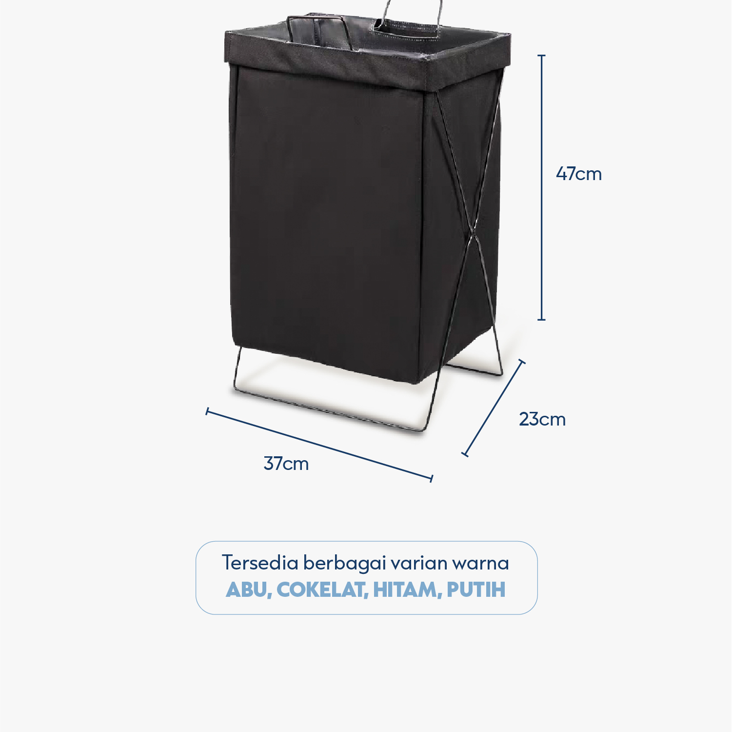 Jual Pandaoma Laundry Bag Keranjang Pakaian Kotor Keranjang Baju Lipat ...