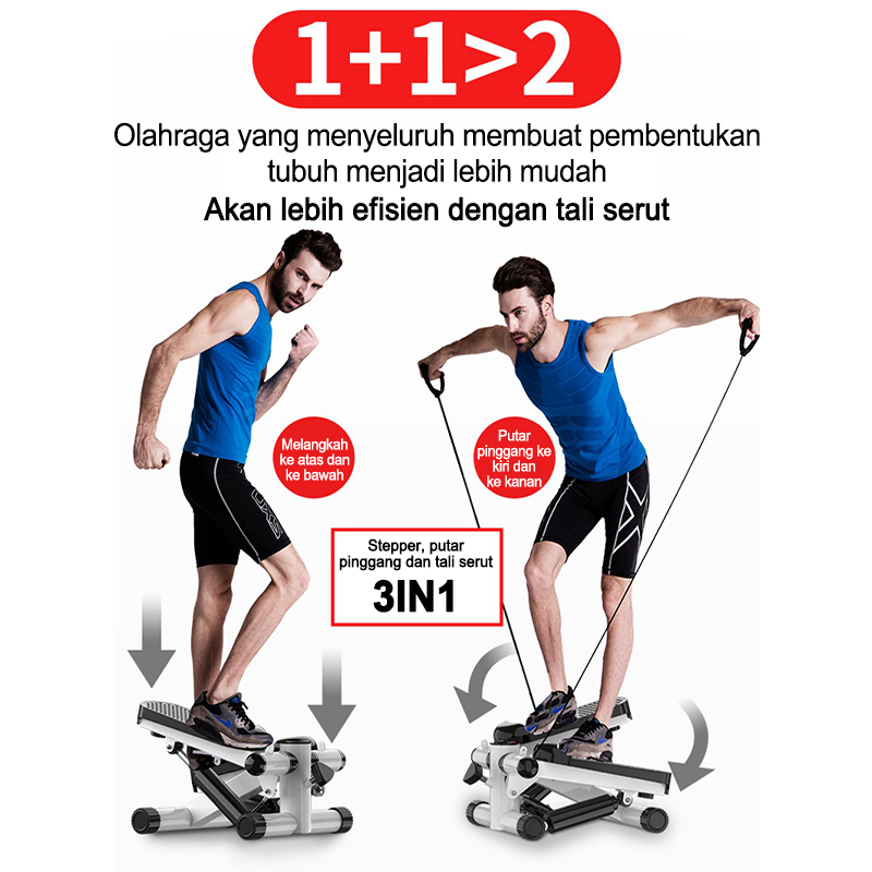 Jual e-Buy Mini Stepper - Alat Fitness Olahraga - Air Climber Steper ...
