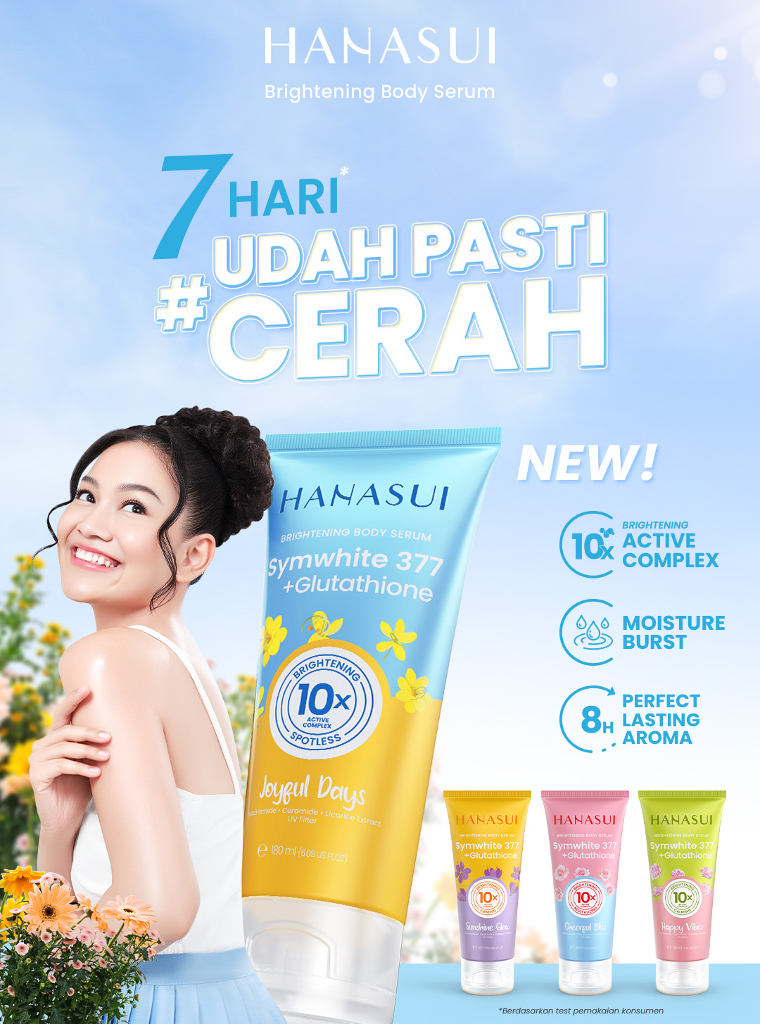 Jual [MEISITA LOMANIA FAVORITE] Hanasui Brightening Body Serum - Body ...