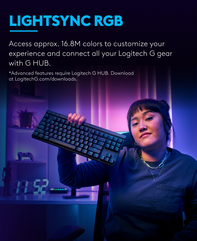 Jual Logitech G515 Keyboard Gaming Wireless LIGHTSPEED TKL, RGB ...