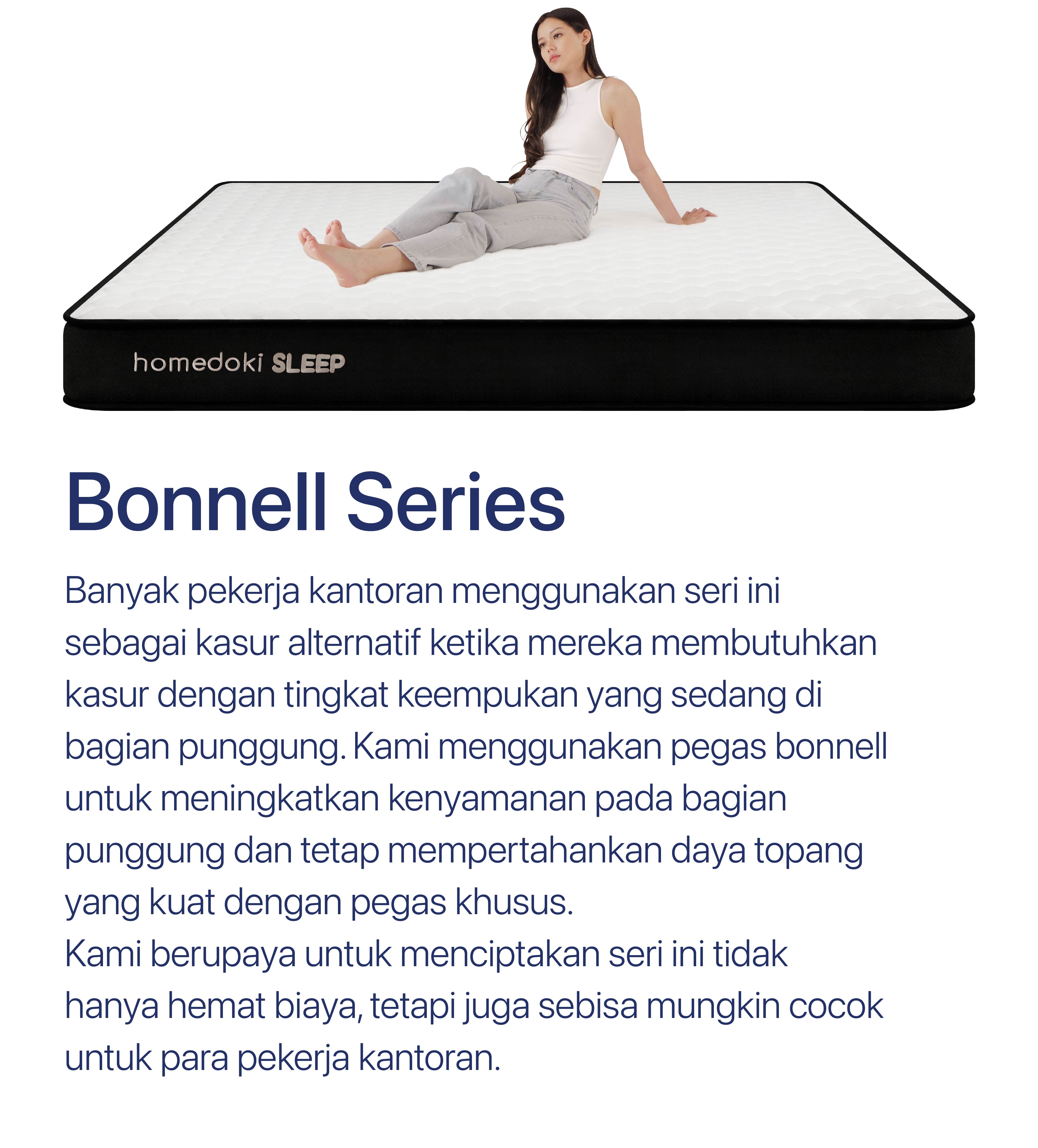 Jual Homedoki Bonnell Spring / Kasur Spring Bed / Kasur Box / Tebal ...