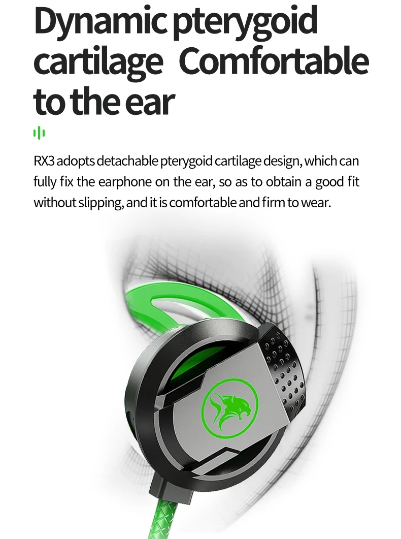 Jual Earphone Gaming Plextone Xmowi RX3 Pro Dual Microphone Detachable ...