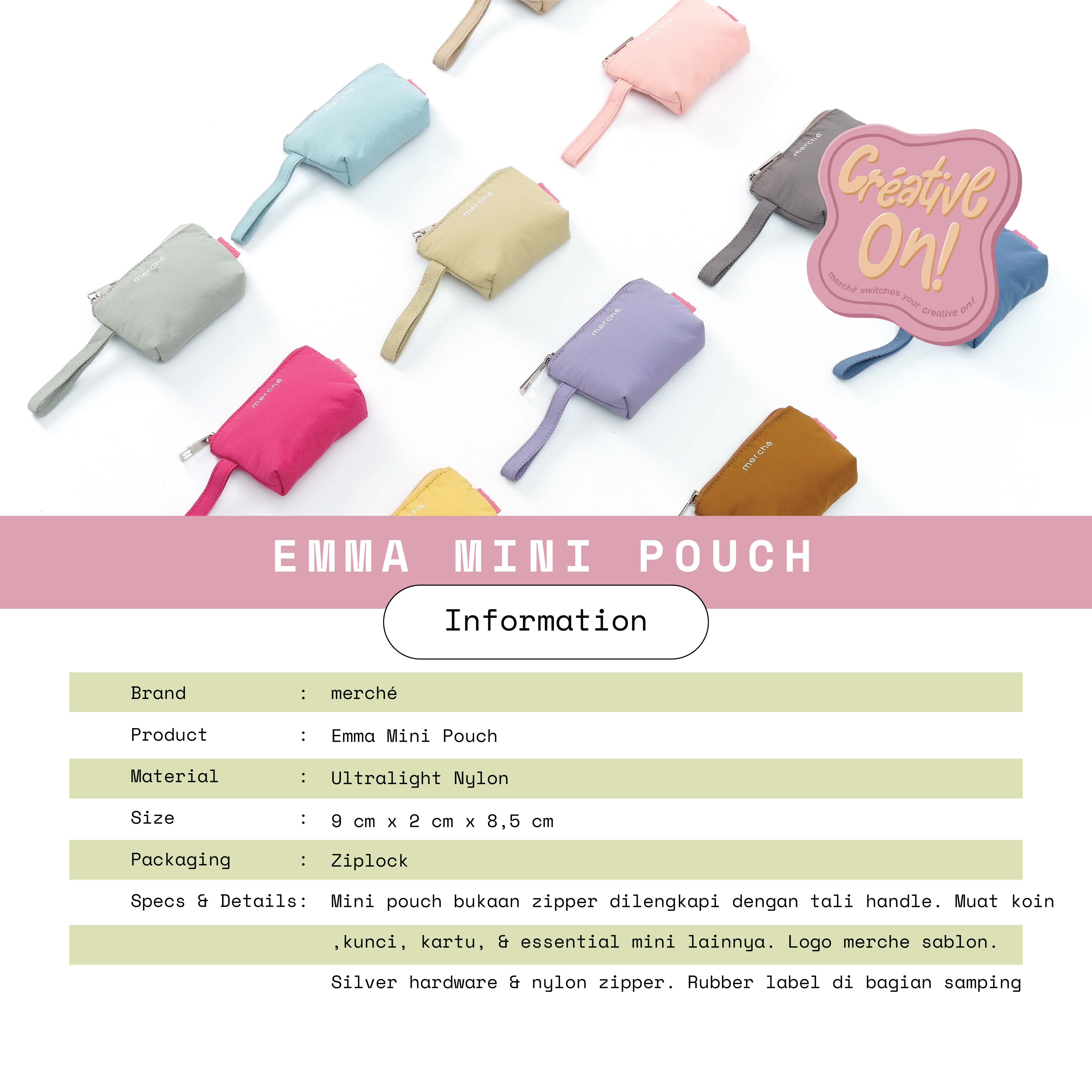 Jual Merche Dompet Wanita Emma Mini Pouch | Shopee Indonesia