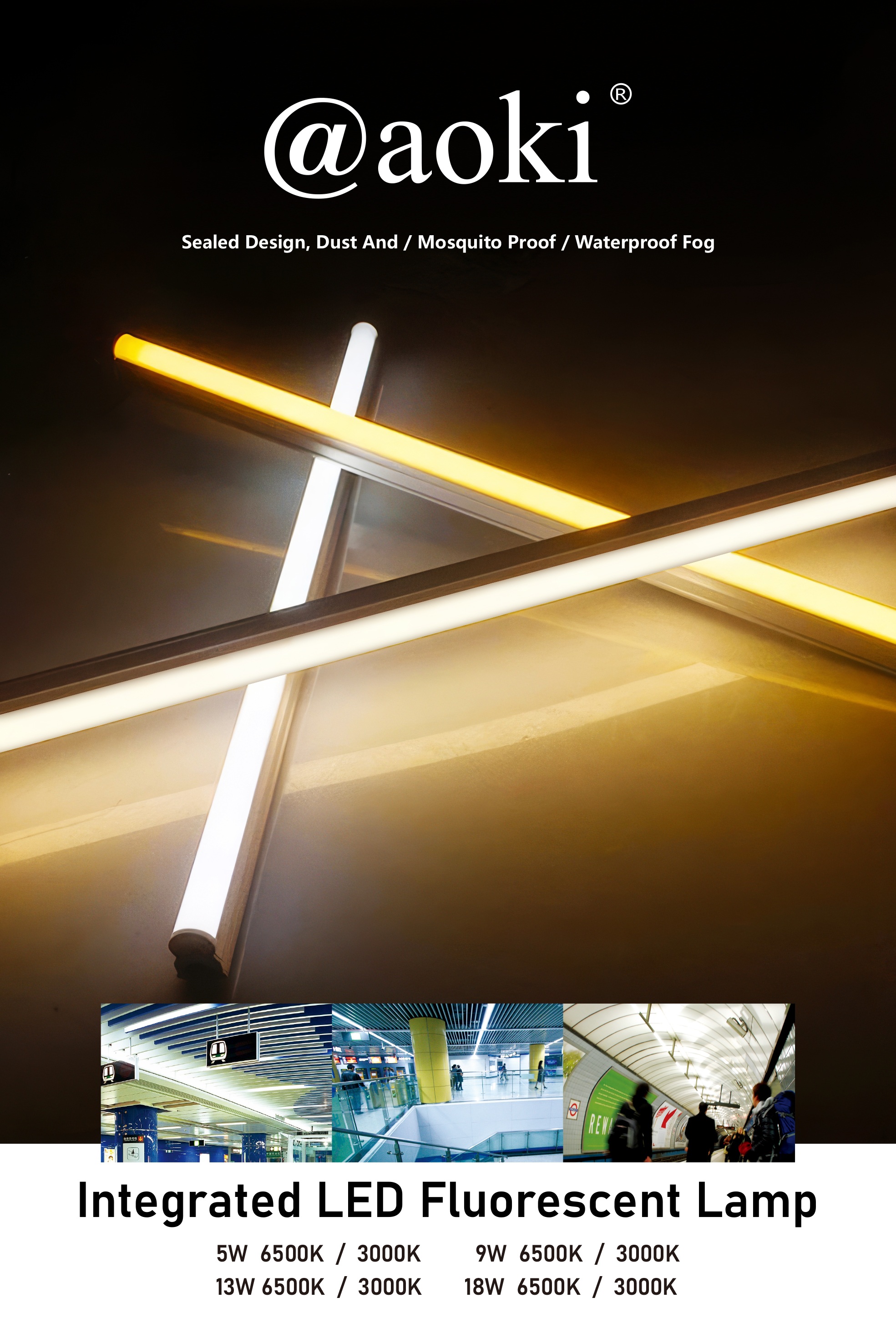 Jual AOKI Tabung LED T5 TUBE - Lampu Hemat Energi, Instalasi Mudah ...