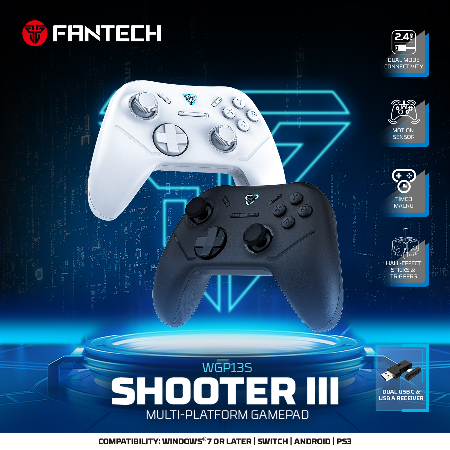 Jual Fantech WGP13 / WGP-13 / WGP13s / WGP-13s Shooter III 3 Wireless ...