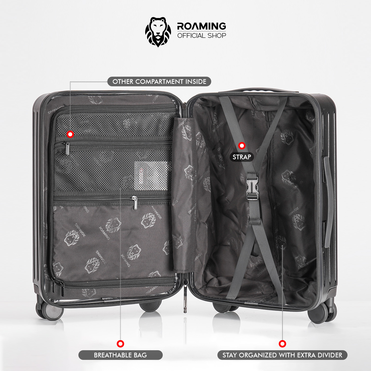 Jual Roaming Koper Laptop Kabin & Bagasi Laptop K008 | Shopee Indonesia