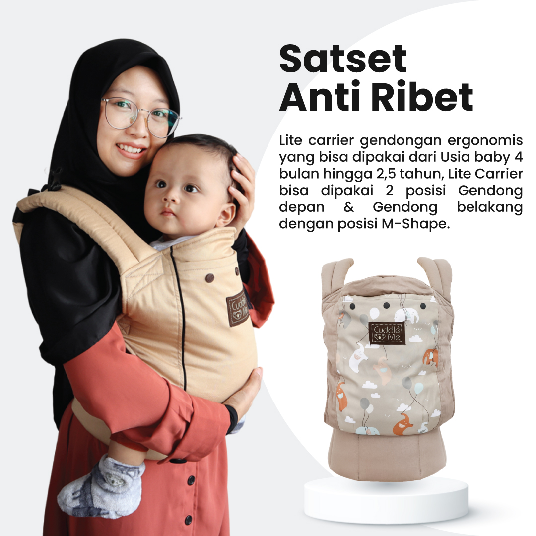 Jual Gendongan Bayi - CUDDLEME SSC M Shape Gendongan Kanguru Lite ...