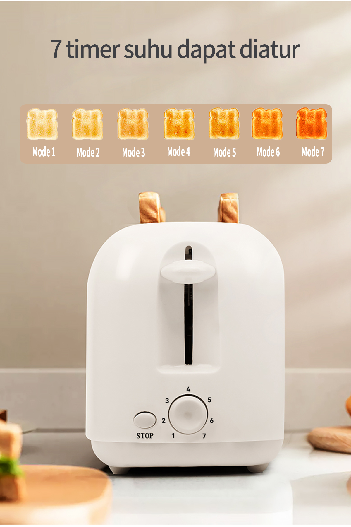 Jual INSSA X Simplus Toaster Pemanggang Roti 2 Slot bakar listrik Multifungsi Toaster Mini ...