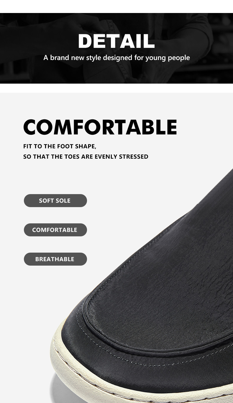 Jual [Beli 1 Gratis 1]Bostanten Sepatu Pria Kasual Sneakers Slip-On ...