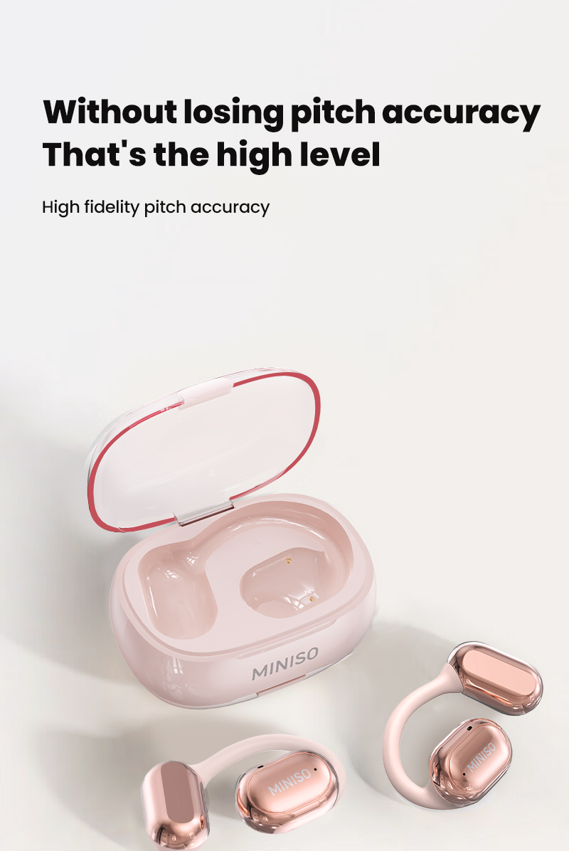 Jual ZNP X MINISO X39 OWS Open-Ear Wireless Earphone Bluetooth V5.4 ...