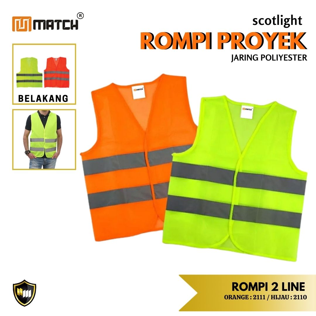 Jual ROMPI PROYEK/ROMPI SAFETY/ROMPI KERJA/ROMPI SCOTLIGHT / Match ...