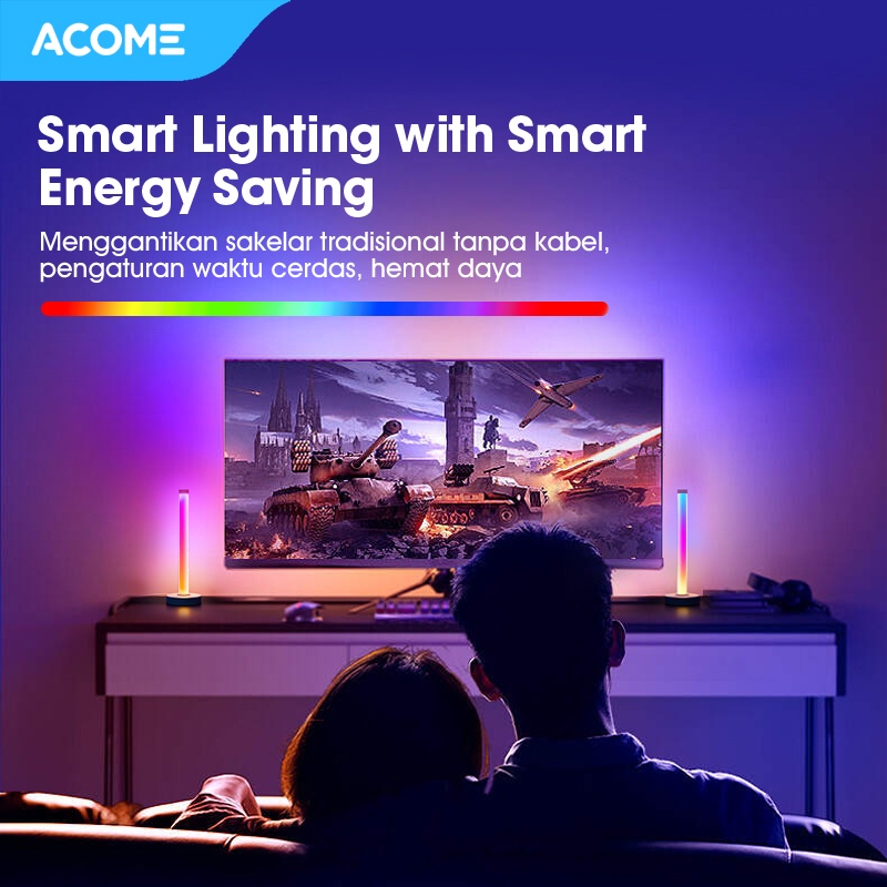 Jual ACOME ALP01, ALP02, ALP03. White Lampu Multicolor 16 Juta Warna ...