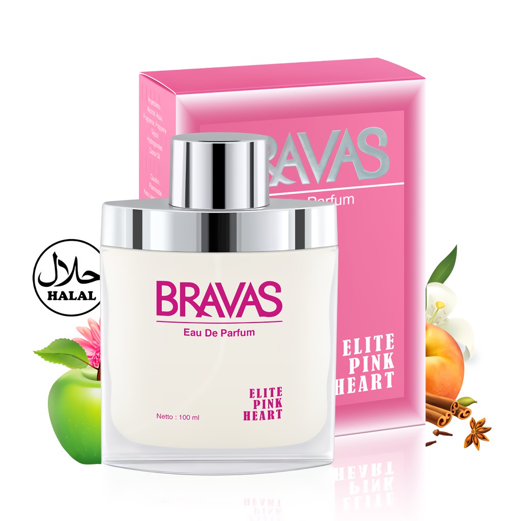 Jual BRAVAS Parfum Wanita ELITE 100 ML Eau De Parfum HALAL Perfume ...