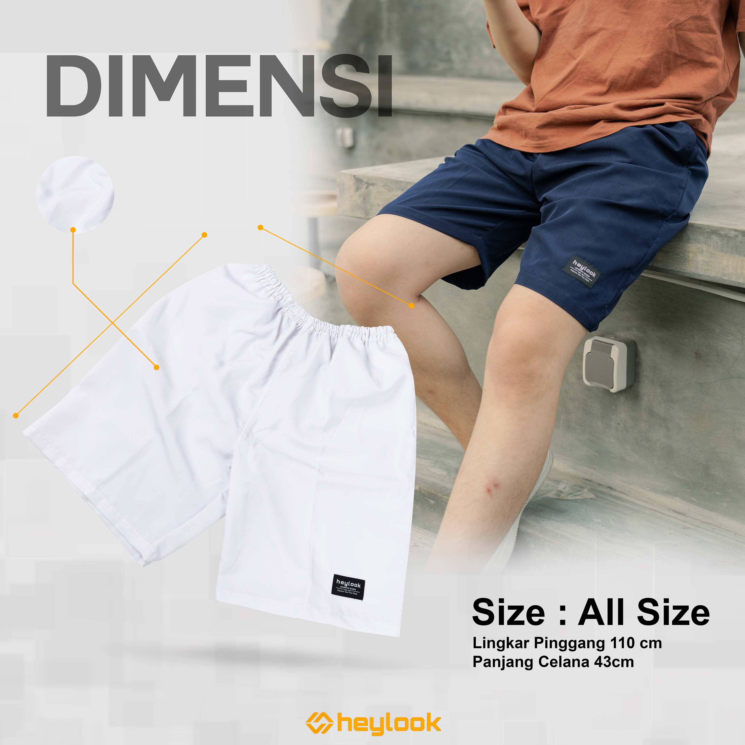 Jual HEYLOOK Official - Celana Pendek Pria Boxer Polos Short Celana ...