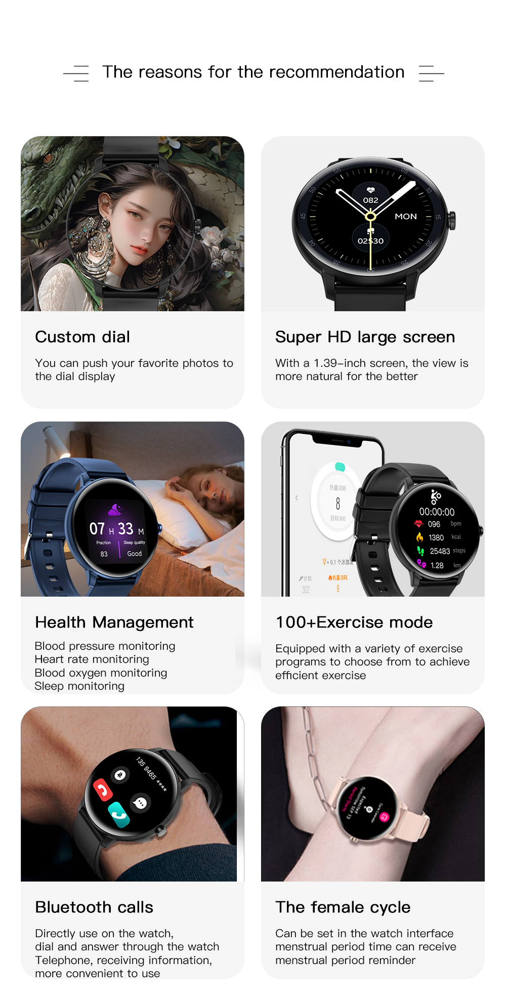 Jual Aolon Huafit GTR Mini Smart Watch | Bluetooth Call | DIY Wallpaper ...