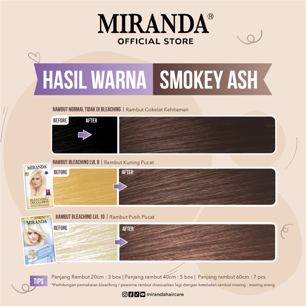 Jual Miranda Hair Color 30ml/Pewarna Rambut | Shopee Indonesia