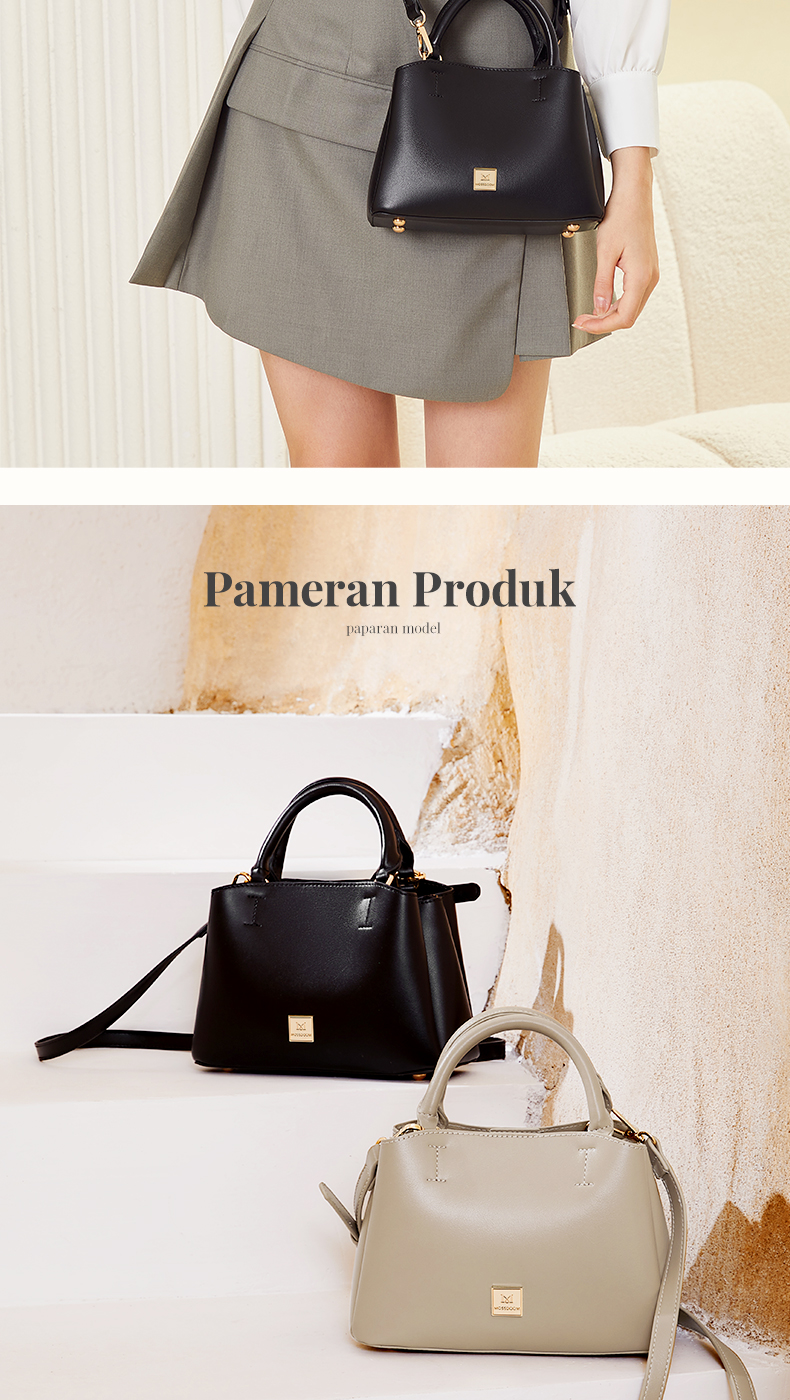Jual MOSSDOOM Tas Wanita Solene Bag Elegan Hand Bag Selempang Klasik ...