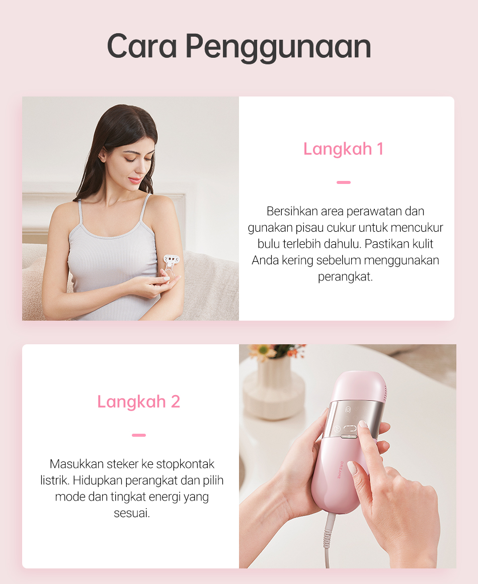 Jual Dreame Sapphire IPL Hair Removal Cooling System Portable | Alat Penghilang Bulu | Shopee ...