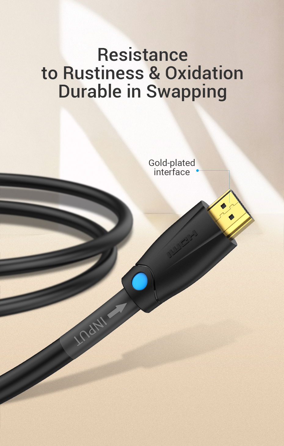 Jual Vention 40M Kabel HDMI For Structure Industrial Cabling | Shopee ...