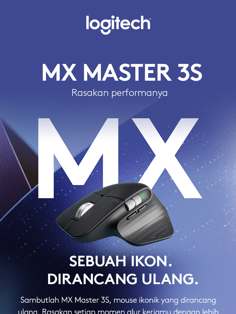 Jual Logitech MX Master 3S Performance Mouse Wireless Bluetooth Quiet ...
