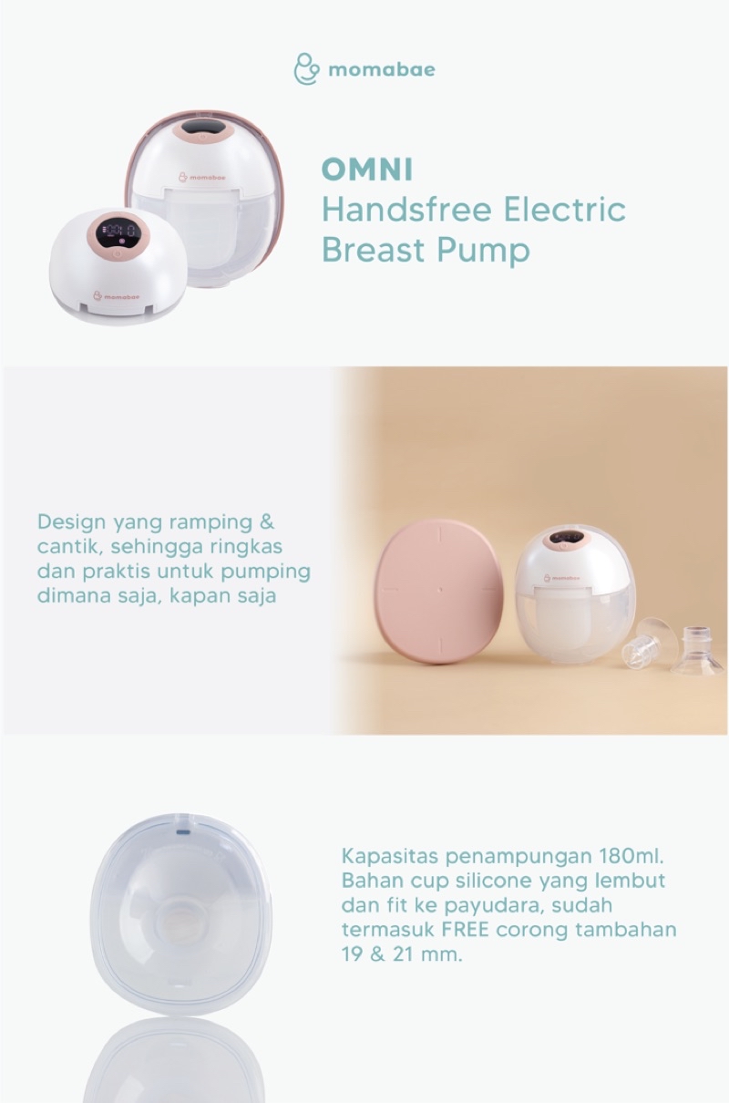 Jual MOMABAE – OMNI Pompa ASI Elektrik Handsfree Breast Pump / POMPA ...