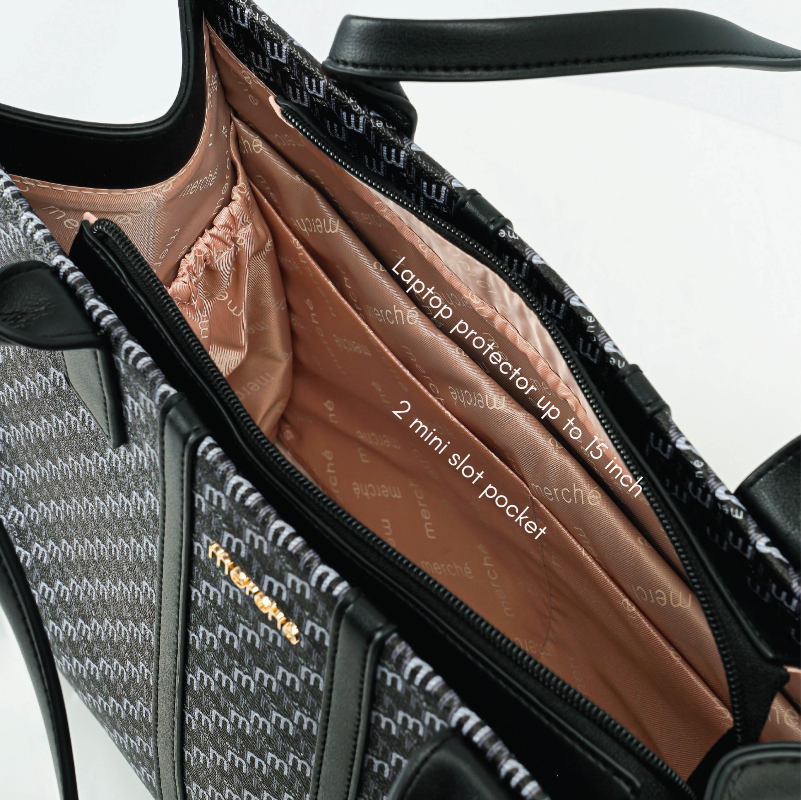 Jual Merche Tas Totebag Wanita Vaughn Monogram | Shopee Indonesia