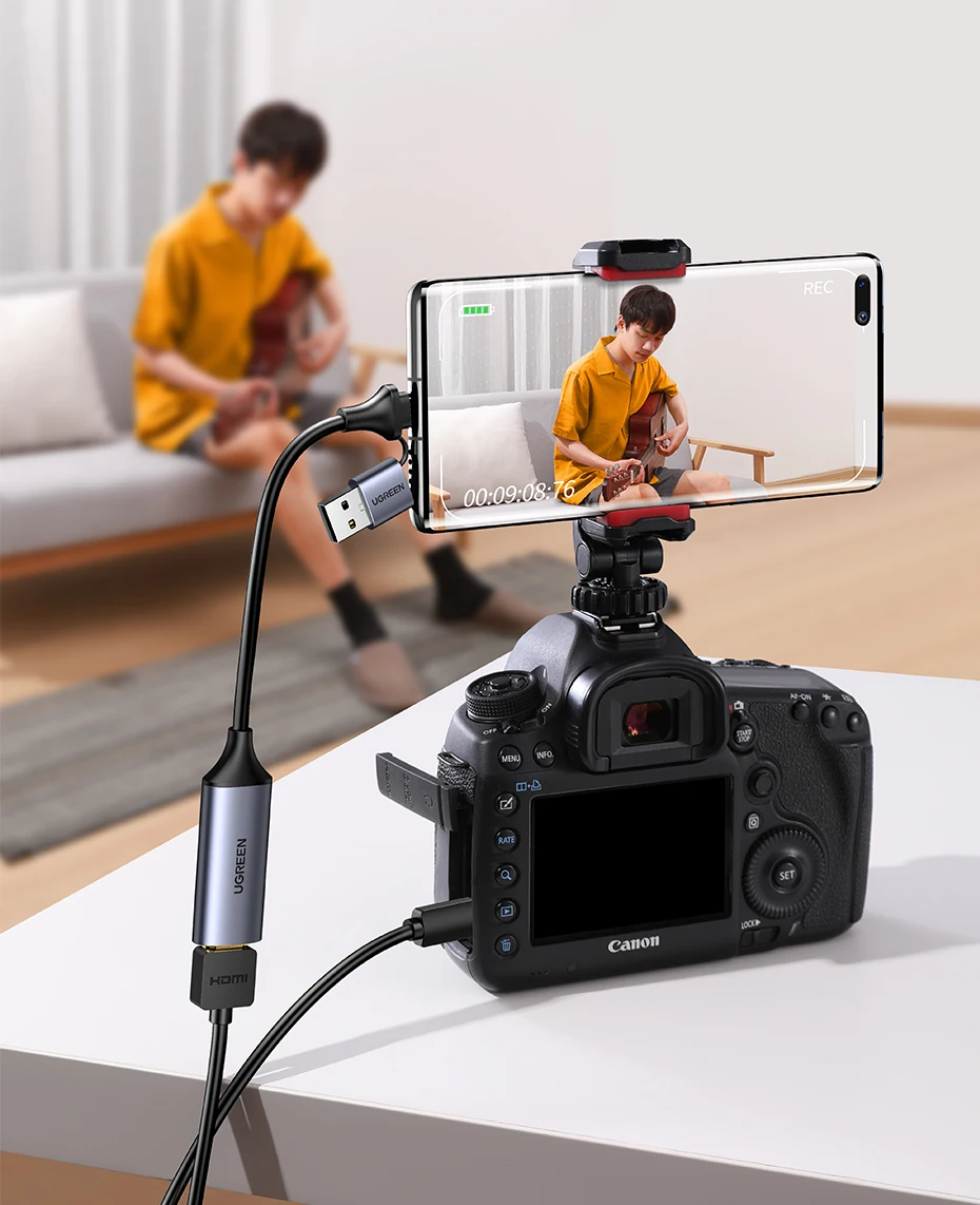 Jual UGREEN Video Capture Card HDMI HD 4K 60Hz Mac Windows Android ...