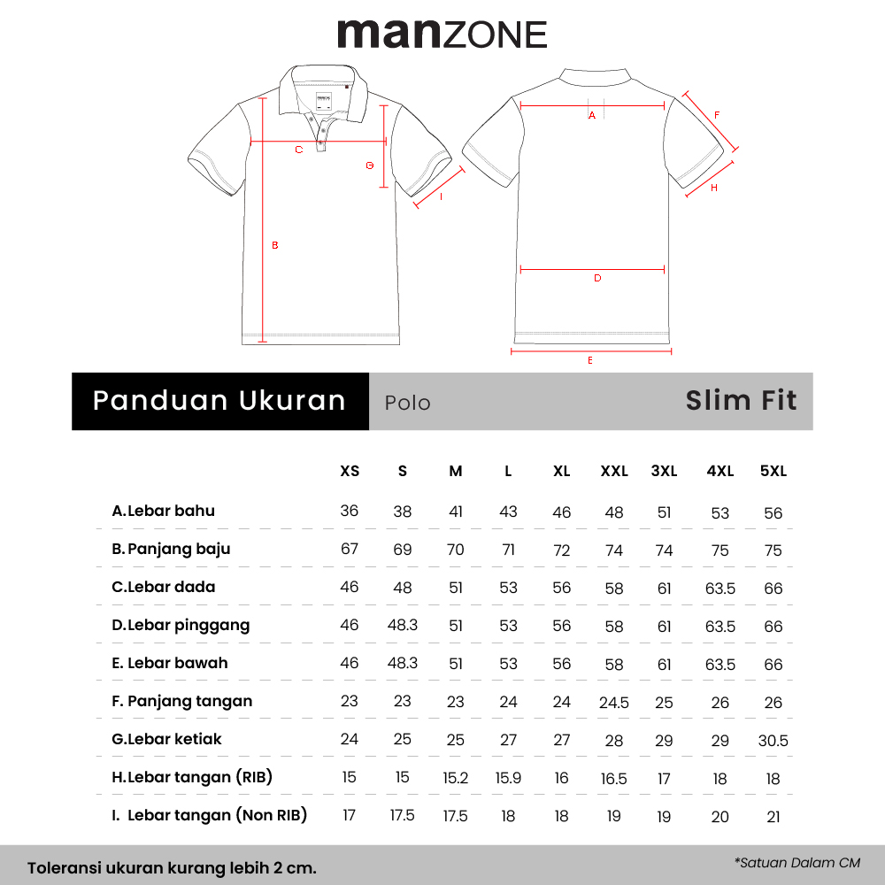 Jual MANZONE - Polo Shirt Lengan Pendek Pria Jinjo - Colour Series ...