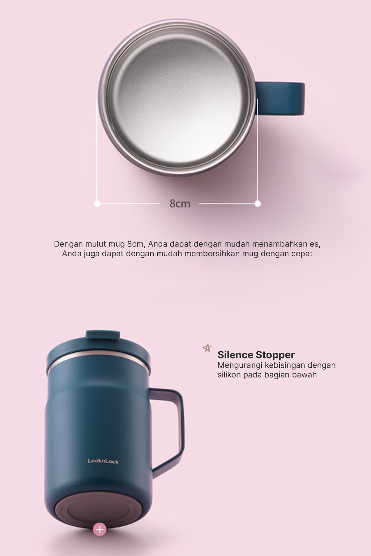 Jual LocknLock Tumbler Metro Sealed Mug 475ml - LHC4263 | Shopee Indonesia