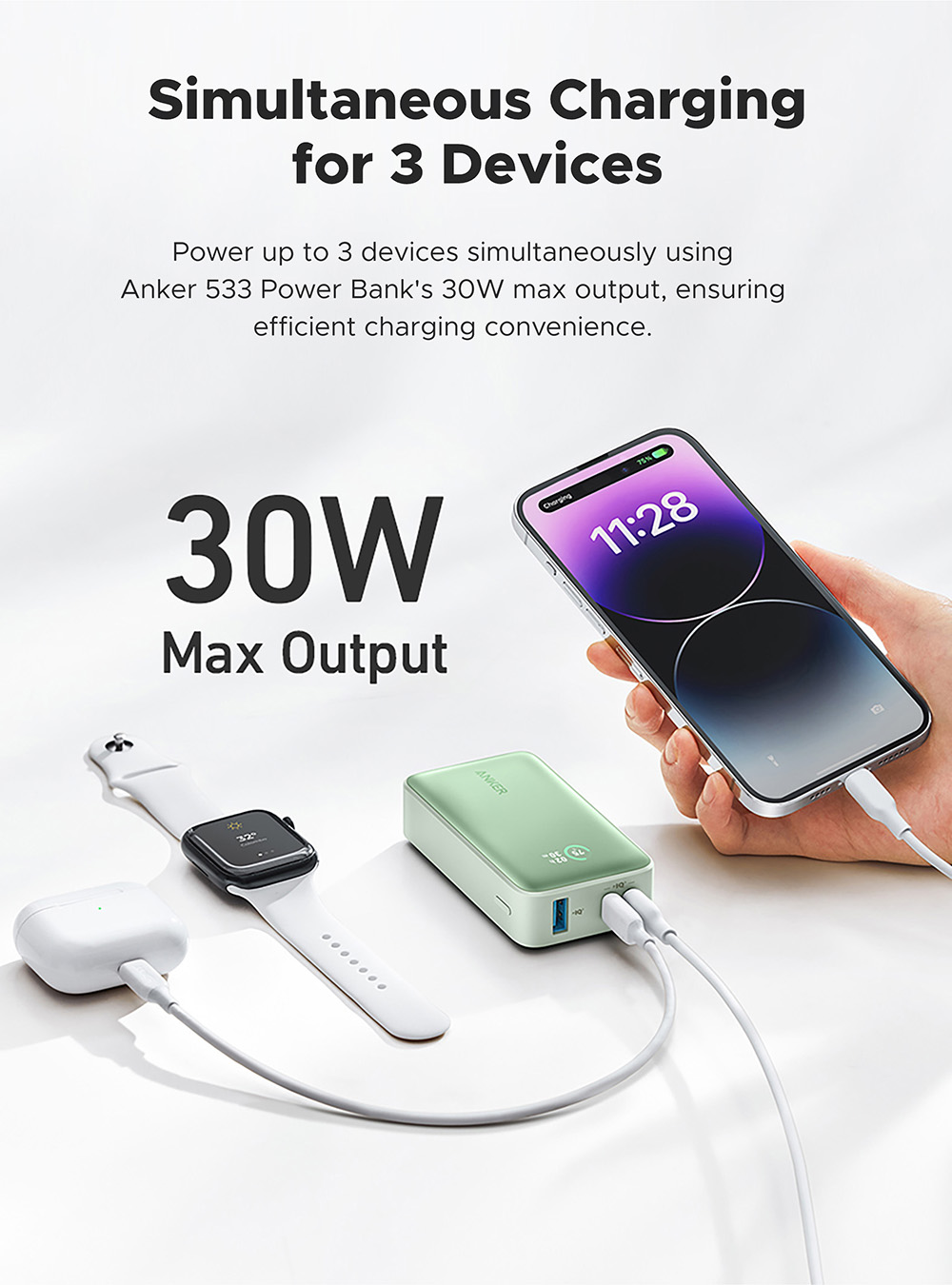 Jual PowerBank Anker 533 PowerCore 10.000 mAh PD 30W-A1256 | Shopee Indonesia