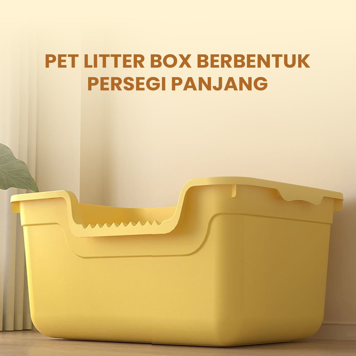 Jual FOCAT Bak Pasir Kucing Anjing M19 Pet Litter Box Desain Terbuka ...