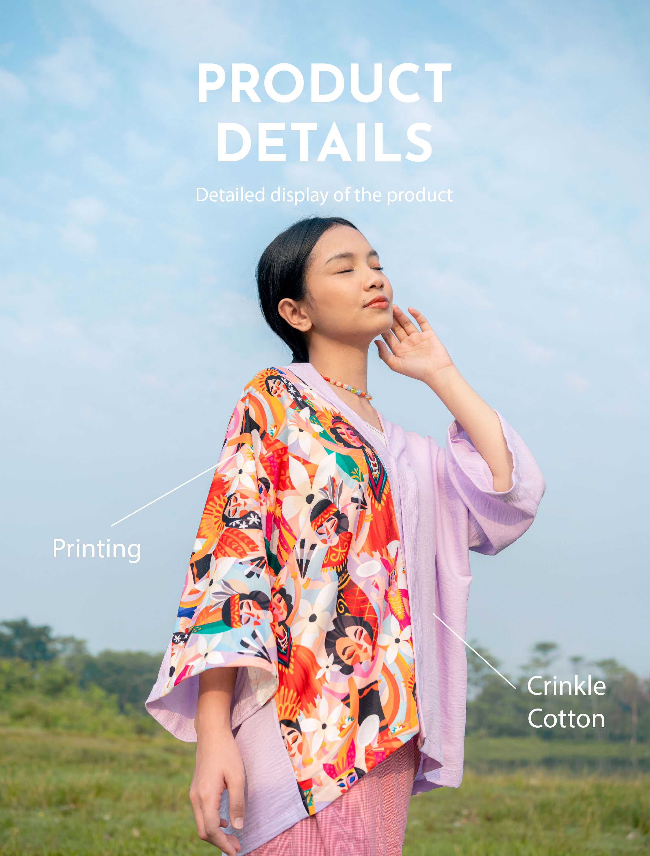 Jual SOVLO Sari Kimono - Outer Fashion Wanita | Shopee Indonesia