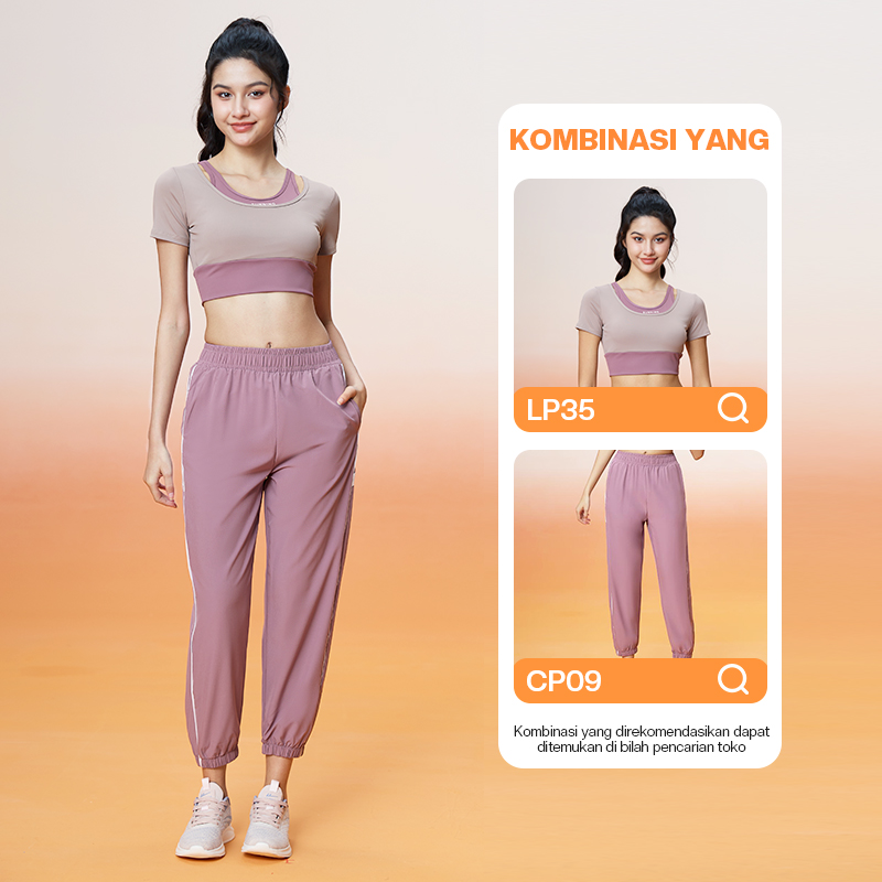 Jual WiZi Celana Joger Wanita Celana Training Celana Olahraga Longgar Track Pants (CP09 ...