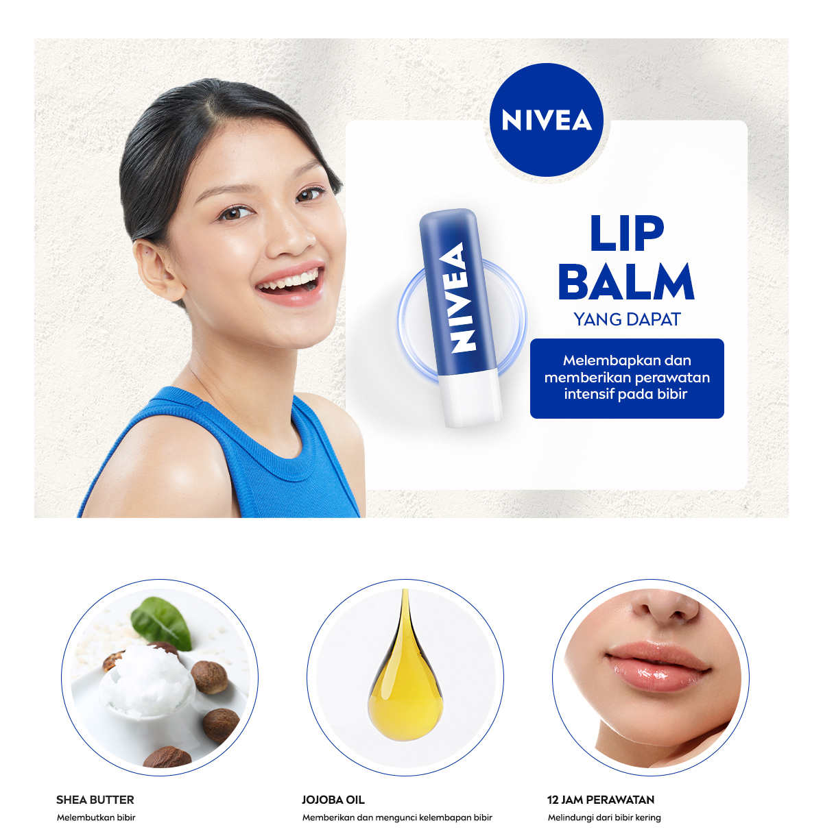 Jual NIVEA Lip Balm Original Essential 4.8gr - Pelembap bibir ...