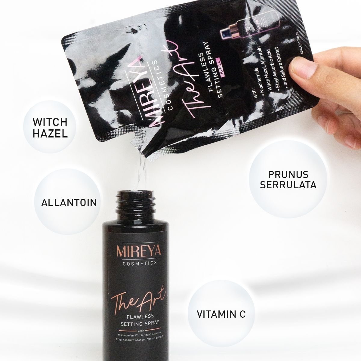 Jual Refill Mireya The Art Flawless Setting Spray 80ml - Mireya Setting ...