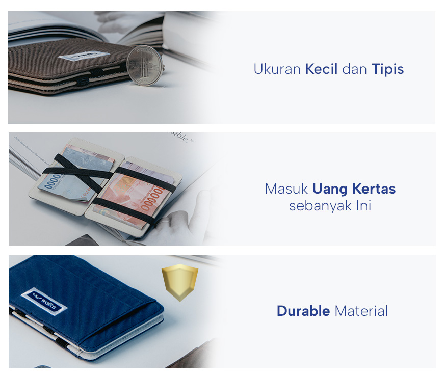 Jual Wallts Porta Salmon Crinkle Magic Wallet Dompet Sulap Tipis Pria ...