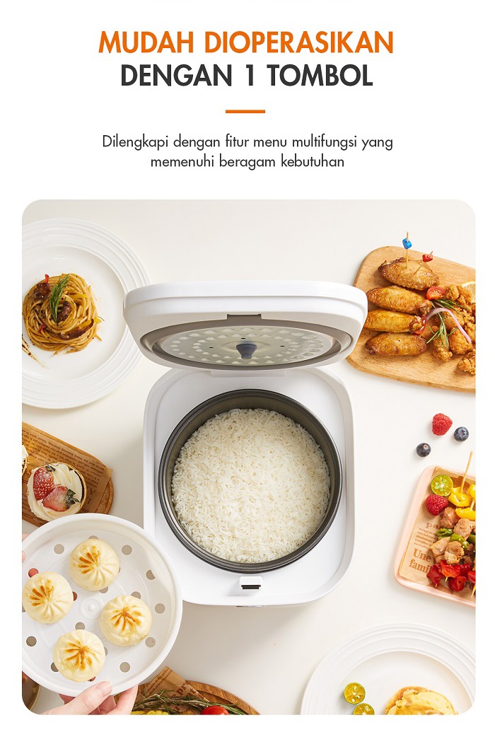 Jual Gaabor Rice Cooker Digital 1 Liter Penanak Nasi Multifungsi Anti ...