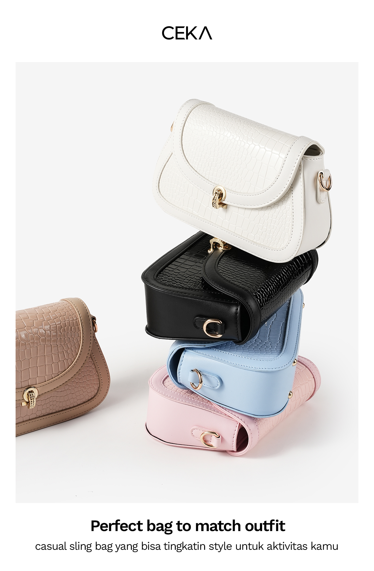 Jual CEKA Tas Selempang Wanita Croco Sling Bag Bahu Shoulder Terbaru ...