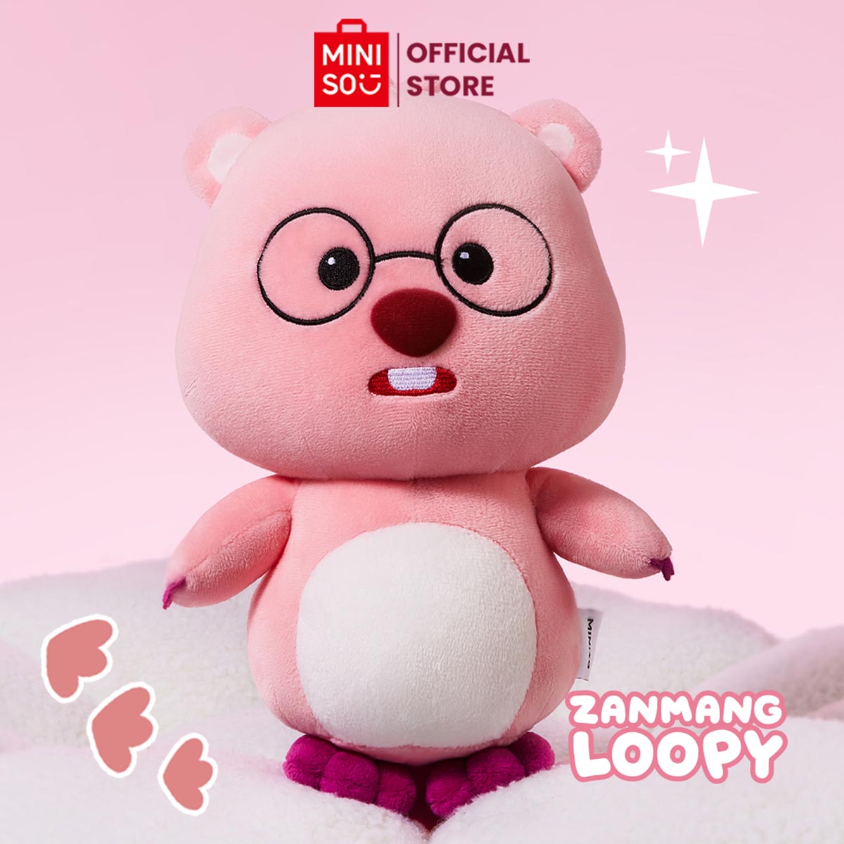 Jual Miniso x ZANMANG Loopy Collection Mainan Mewah 10in. Plush Toy ...
