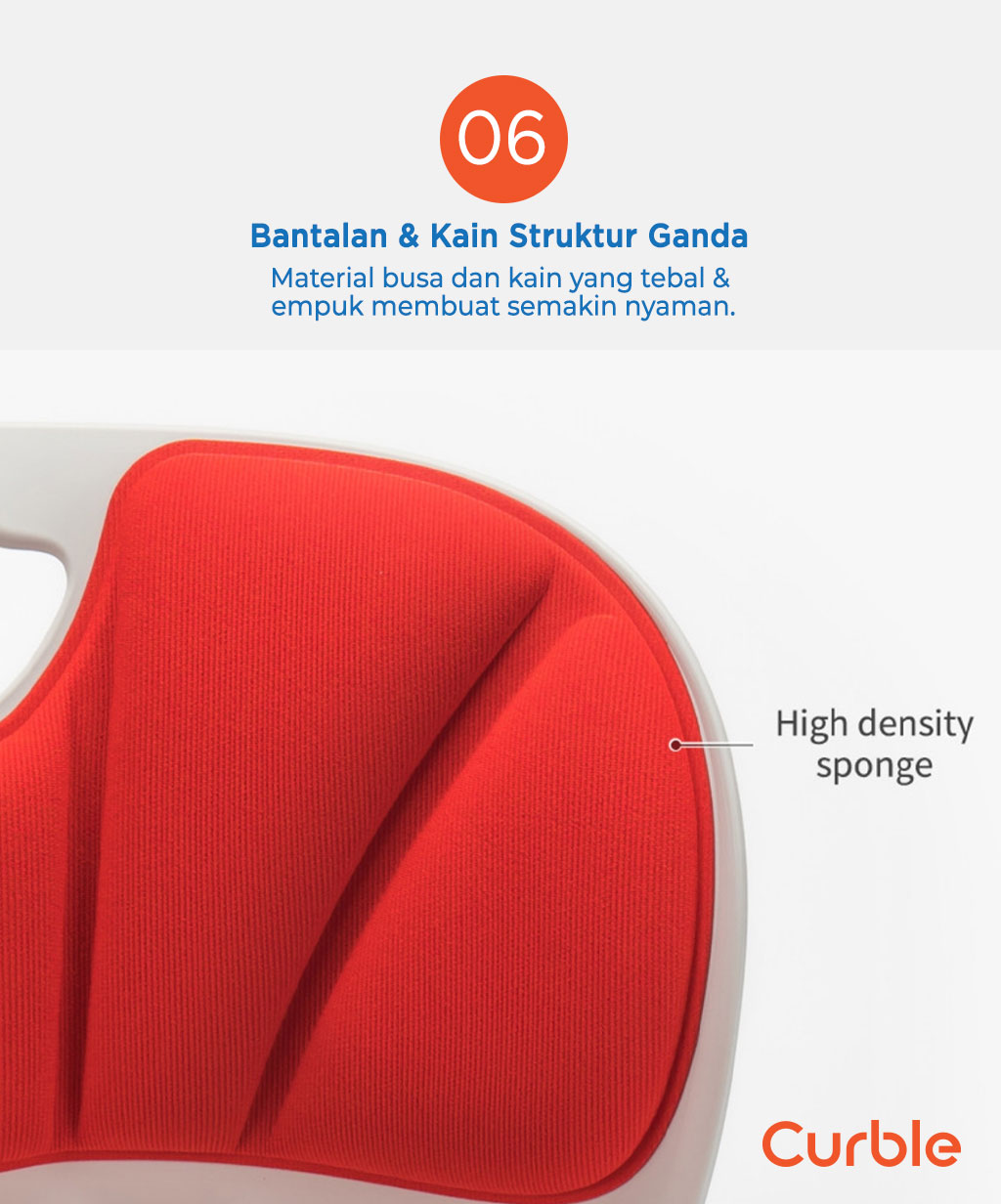 Jual Curble Posture Chair Wider - BUY 2 GET 3 (3pcs Grey) | Shopee ...